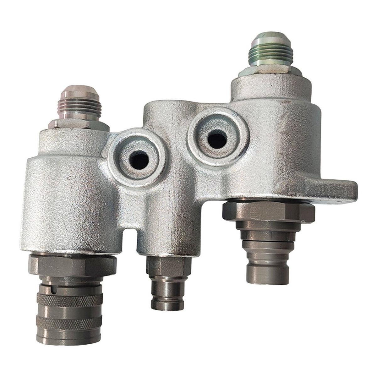 Hydraulic Block Quick Coupler Flat Face FFH Auxillary Valve for Bobcat ...