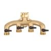 Nylex Brass 4 Way Tap Adaptor - Bunnings New Zealand