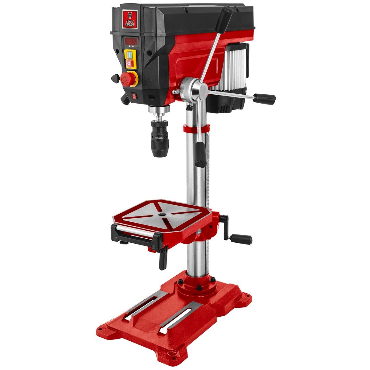 Full Boar 750W Digital Bench Mounted Drill Press - Bunnings Australia