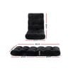 Artiss Floor Lounge Sofa Bed Floor Black Velvet Chair - Bunnings Australia