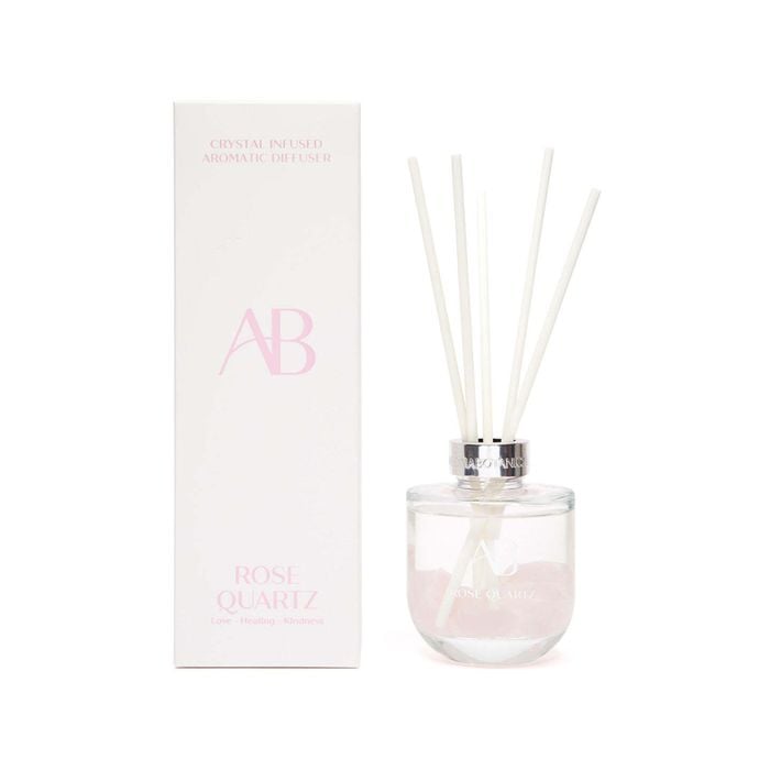 Aromabotanical Crystal200ml Reed Diffuser Scented Home Fragrance Rose ...