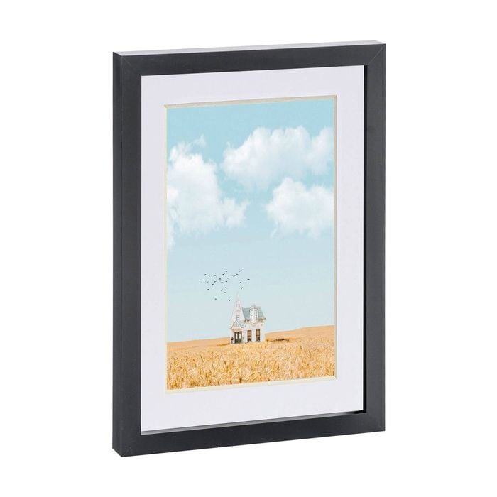 Nicola Spring Photo Frame with A5 Mount - A4 (8" x 12") - Black ...