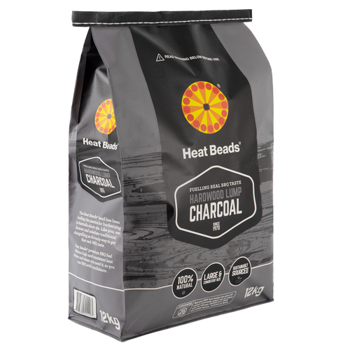 Heat Beads BBQ Fuel 12kg Hardwood Charcoal - Bunnings Australia