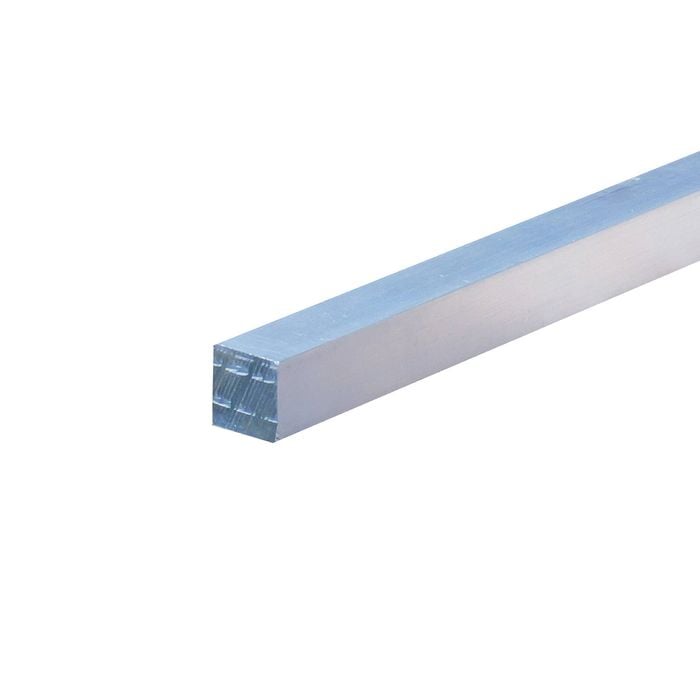 Metal Mate 1m Aluminium Square Solid - 12mm - Bunnings Australia