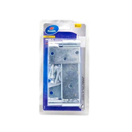 Zenith 150mm Zinc Plated Left Hand Ball Bearing Gate Hinge - 2 Pack ...