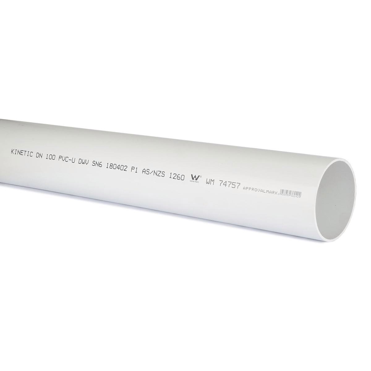 Kinetic 100mm x 1m PVC DWV Pipe - Bunnings New Zealand