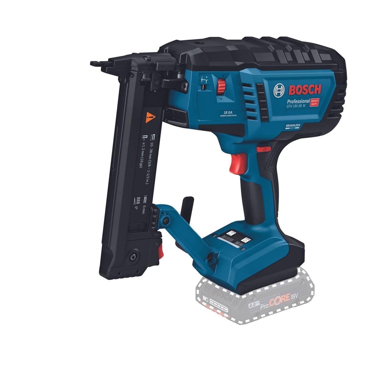 Bosch 18V Professional Wood Stapler 0601482500 - Skin only - Bunnings ...