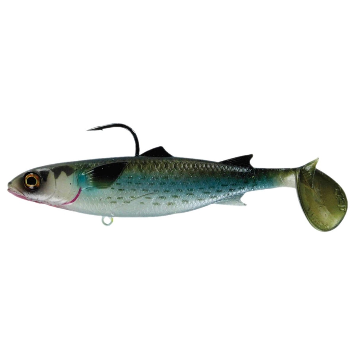 Chasebaits Lures Poddy Mullet 125mm Active Side Fins Fishing Lure ...