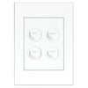 HPM VIVO 4 Gang Fan / Light / Heat Switch - Bunnings Australia