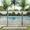 ProtectorAl 975 x 1200mm Pale Eucalypt Aluminium Flat Top Pool Gate ...