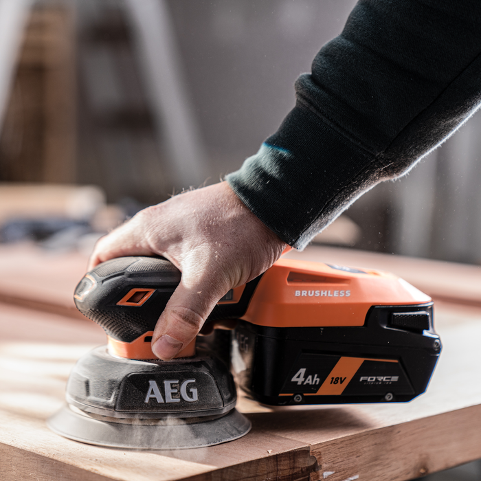 AEG 18V 125mm Brushless Sub Compact Random Orbital Sander - Skin Only ...