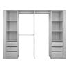 Lugna 2100 - 2400mm Mist Pack 6 Opening Built in Wardrobe Package ...