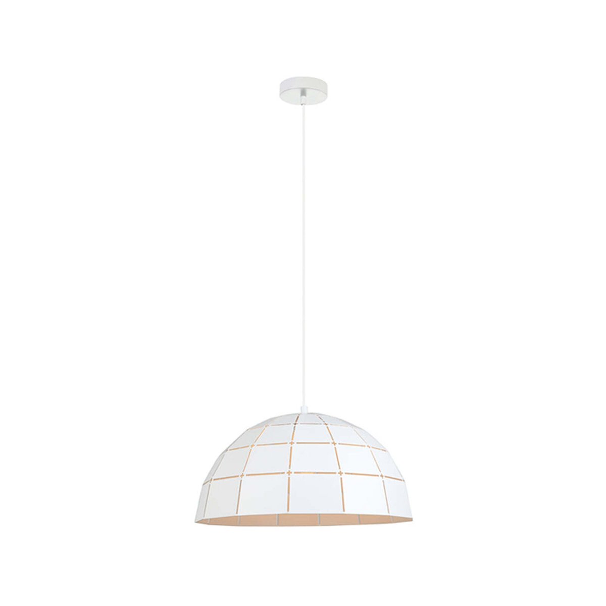 CLA Lighting ARMIS Iron Tiled Pendant Light White/Gold/Coffee Tiled ...