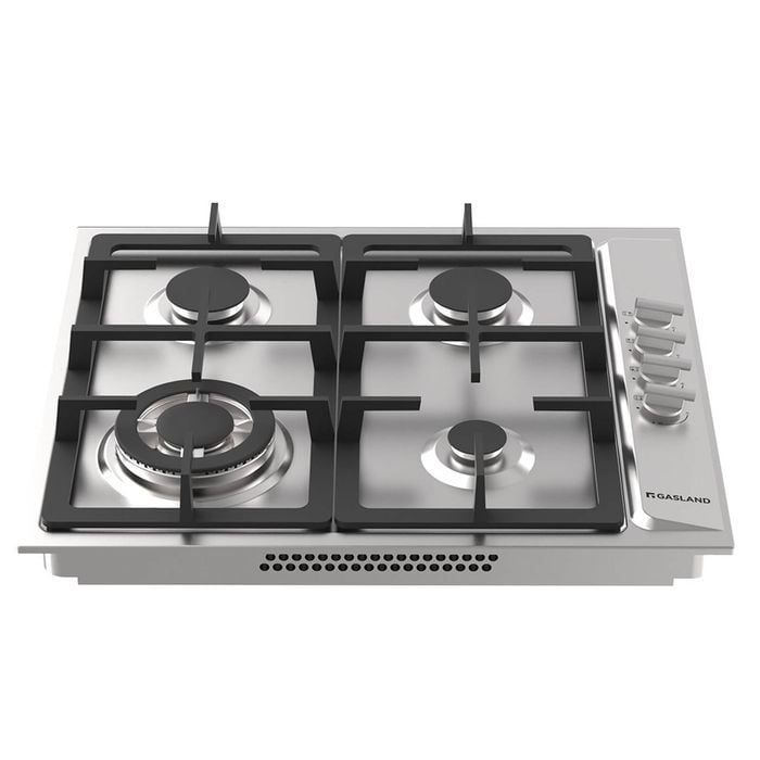Gasland Chef 60cm Gas Cooktop Stainless Steel with 4 Burners - Bunnings ...