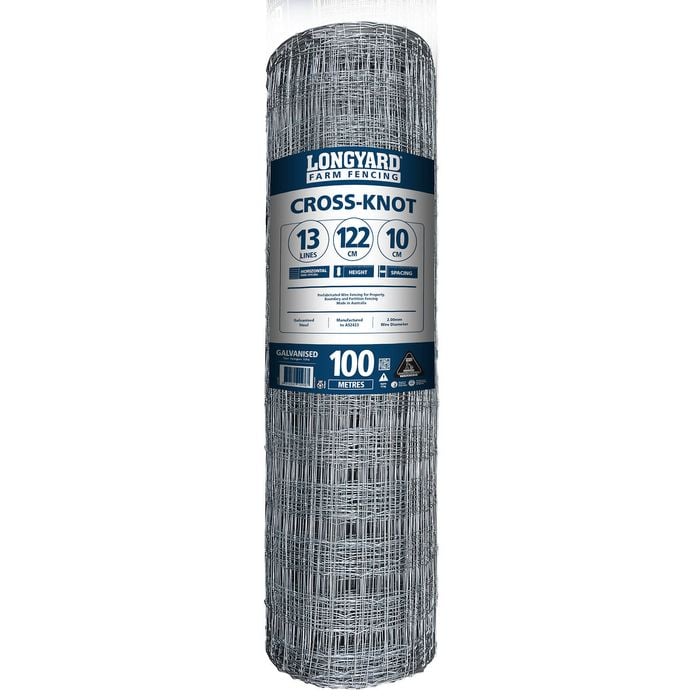 Longyard 1.2 x 100m Cross Knot Wire Mesh - Bunnings Australia