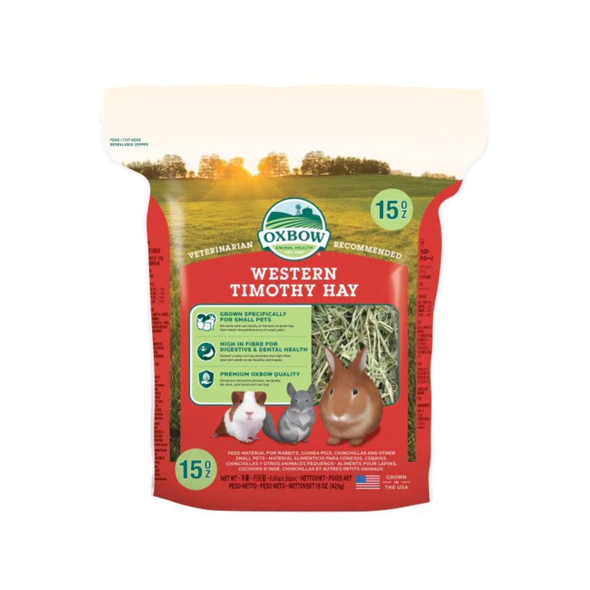 Oxbow Western Timothy Small 425g - Bunnings Australia