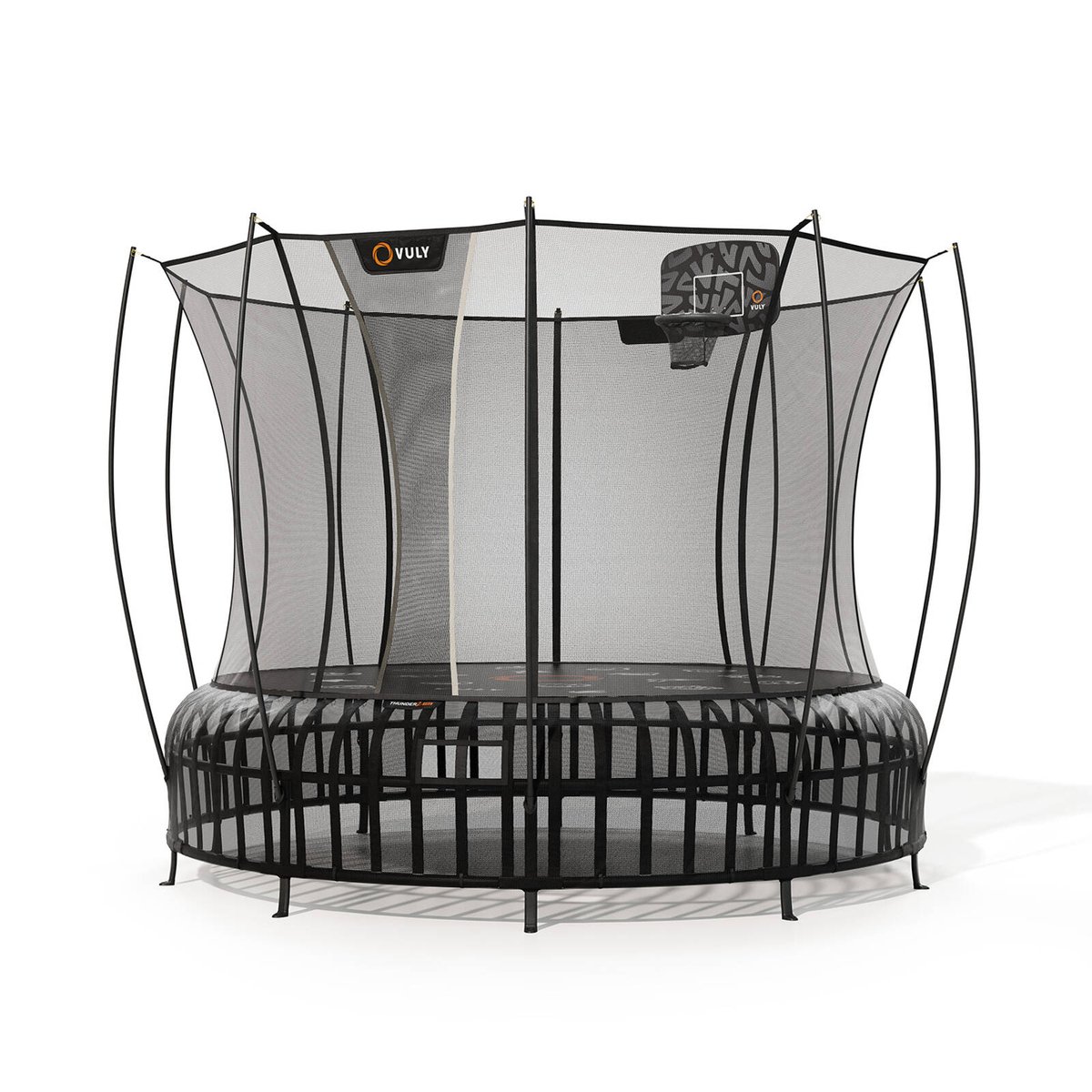VULY Thunder 2 Pro Large 14ft Springless Trampoline with Enclosure ...