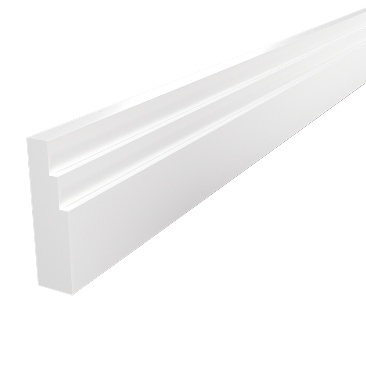 66 x 18mm 5.4m White Primed FJ Step Pine Moulding - Bunnings Australia