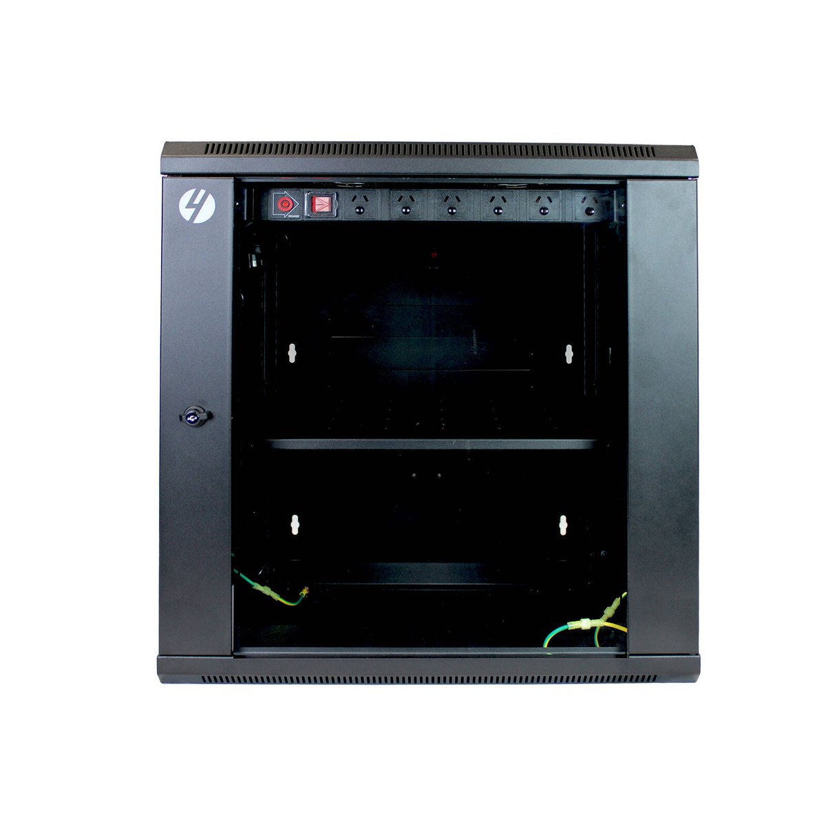 4Cabling 12RU 600mm Wide x 600mm Deep Hinged Wall Mount Server Rack ...