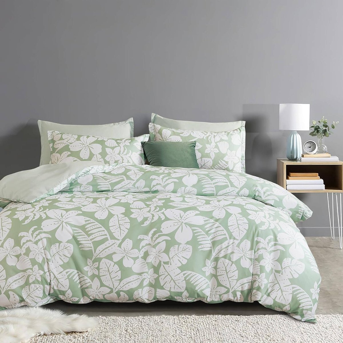 CleverPolly 100% Microfibre Reversible Quilt Cover Set – Ultra Soft ...