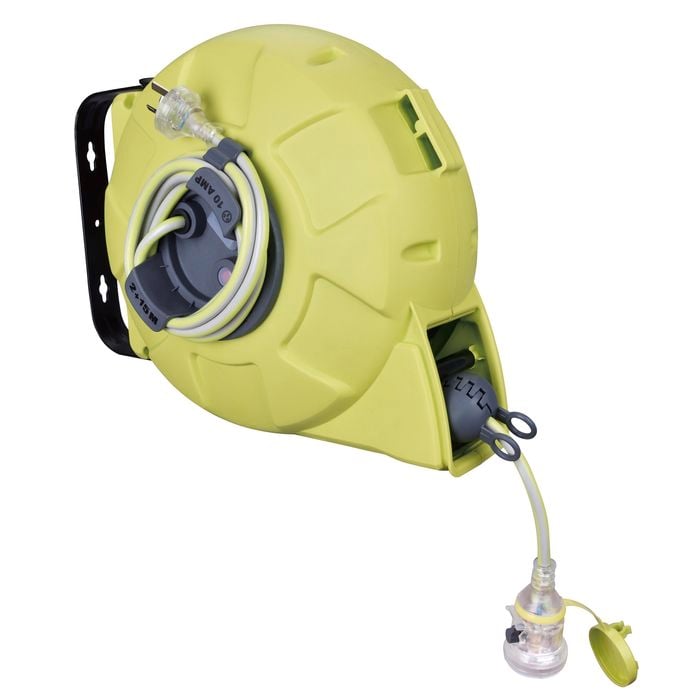 CordTech 15m Retractable Cable Reel With Lock-On Socket - Bunnings ...