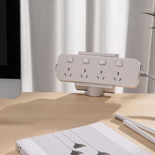 CordTech Adjustable Power Board Desk Clamp - Bunnings Australia