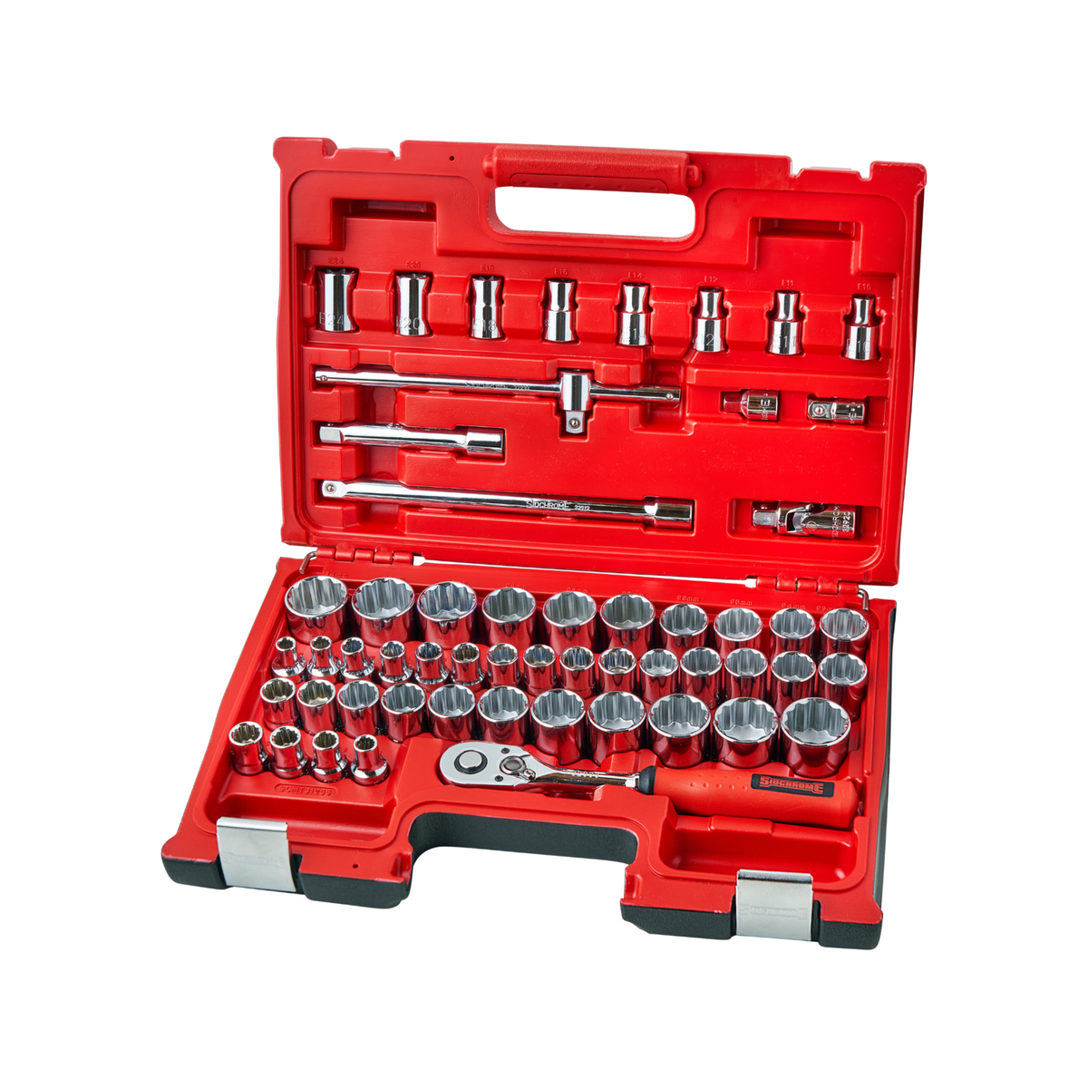 Sidchrome 55 Piece 1/2” Drive Met/AF Socket Set - Bunnings Australia