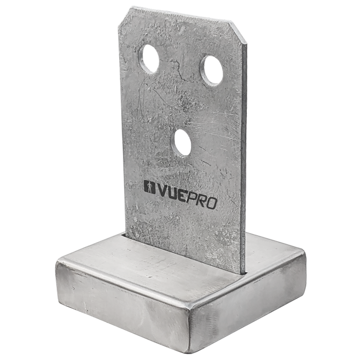 VUEPRO 90mm Galvanised Concealed Bolt Down Post Support - Bunnings ...