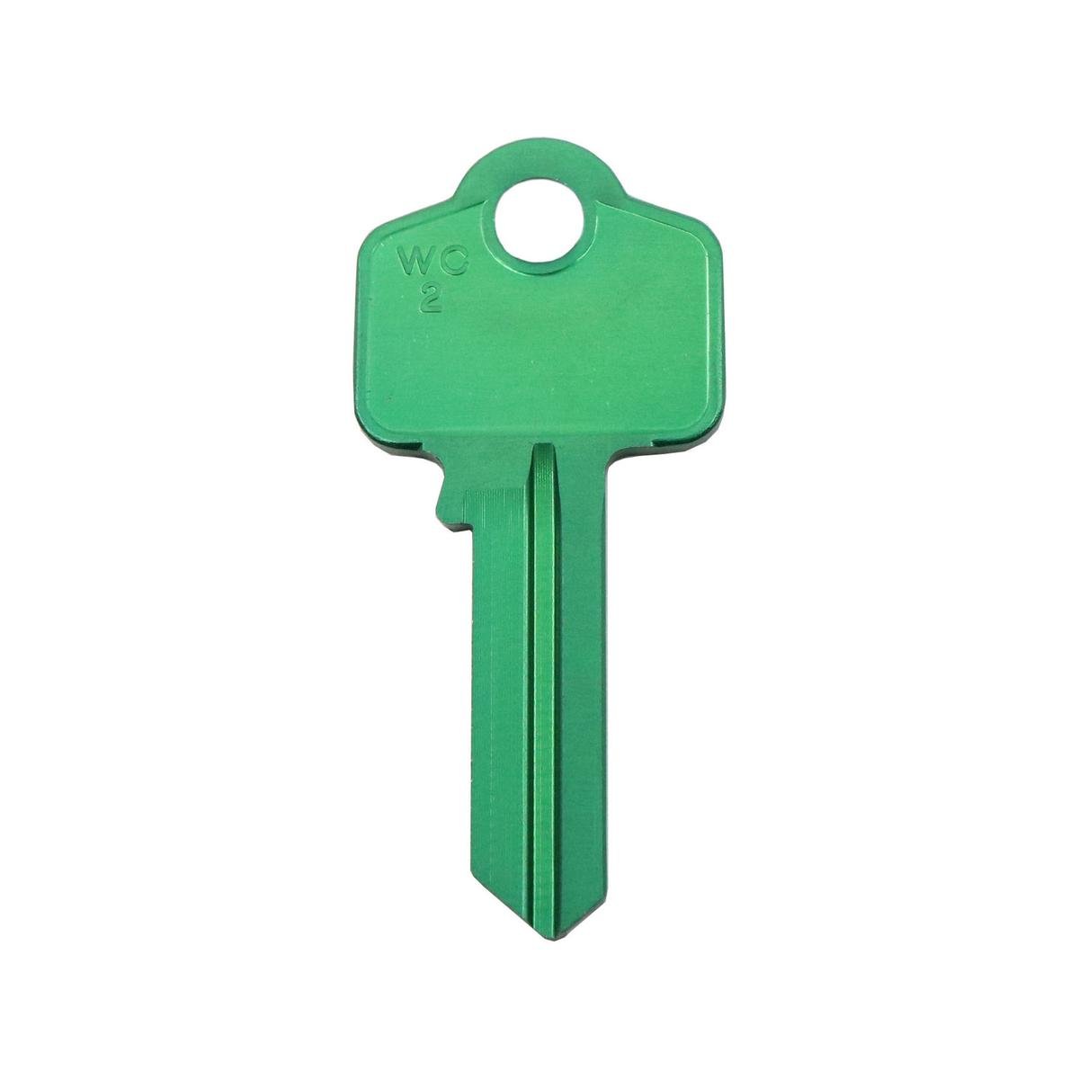 EHI WO2-WC2 Green Blank Key - Bunnings Australia