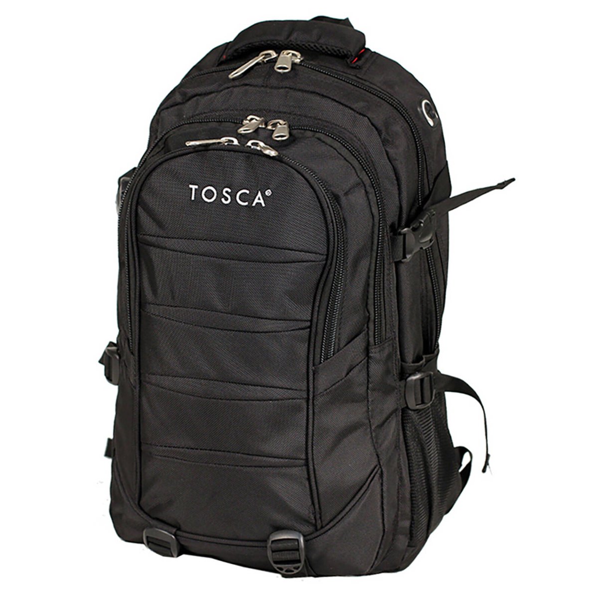 Tosca Deluxe 55cm/48L Nylon Outdoor Backpack - Black - Bunnings Australia