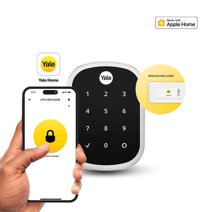 Yale Satin Nickel Smart-Ready Assure Lock SL Digital Deadbolt ...