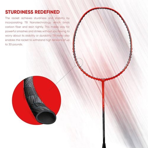 Li-Ning Ignite 7 Speed Carbon Fibre Unstrung Badminton with Full Racket ...
