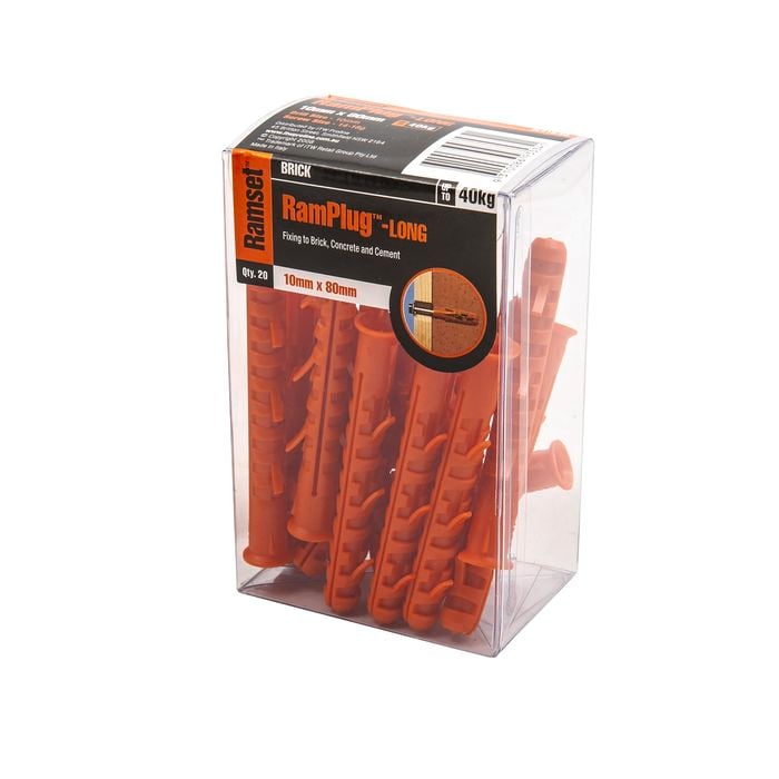 Ramset 10 x 80mm Long Anchor RamPlug - 20 Pack - Bunnings Australia