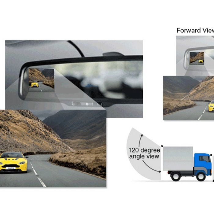 Elinz AHD Reversing Forward View CCD Camera 4PIN Night Vision Car Truck ...