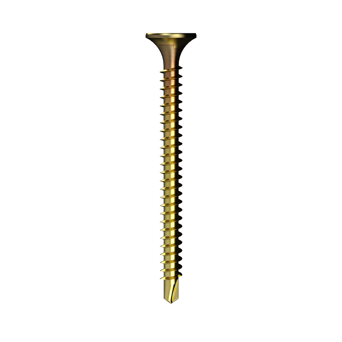 Bremick Collated Screw 6g x 30mm Zinc Yellow -Plasterboard Screw Metal ...