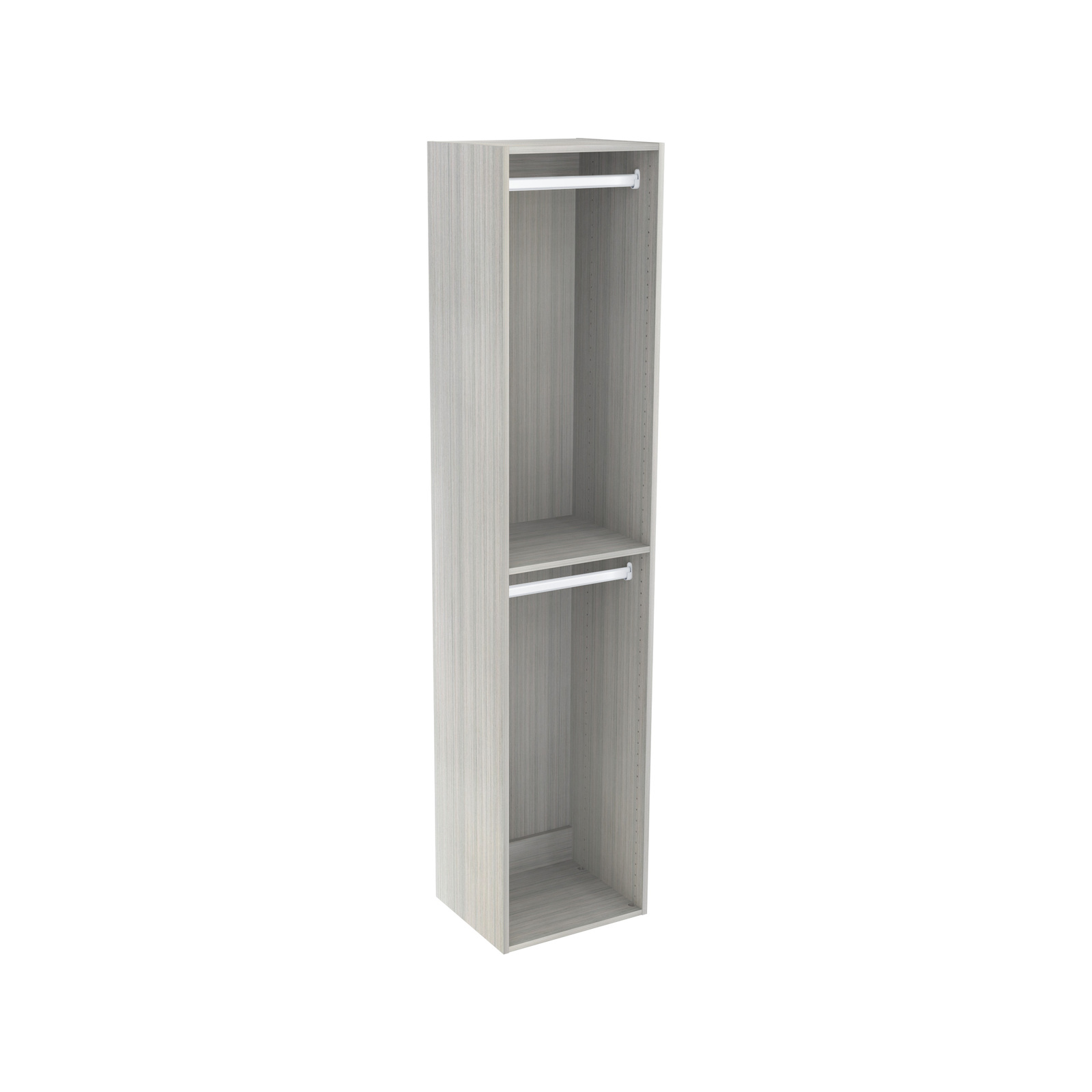 2048 x 450 x 380mm Mist Double Hanging Robe Insert - Lugna Online