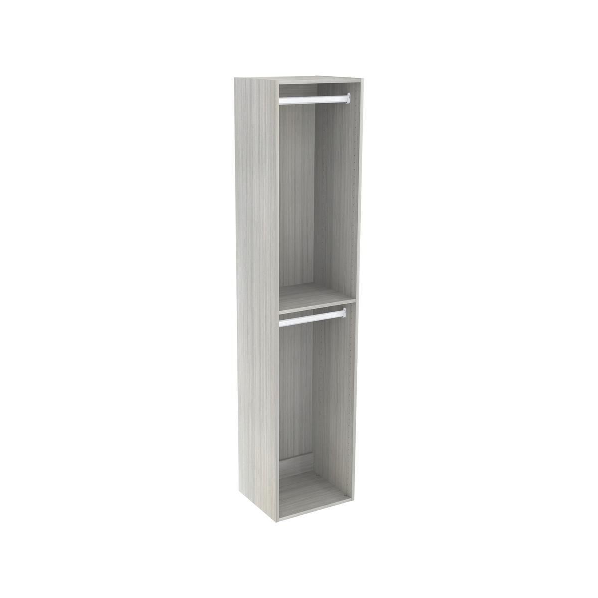 Lugna 2048 x 450 x 380mm Mist Double Hanging Robe Insert - Bunnings ...