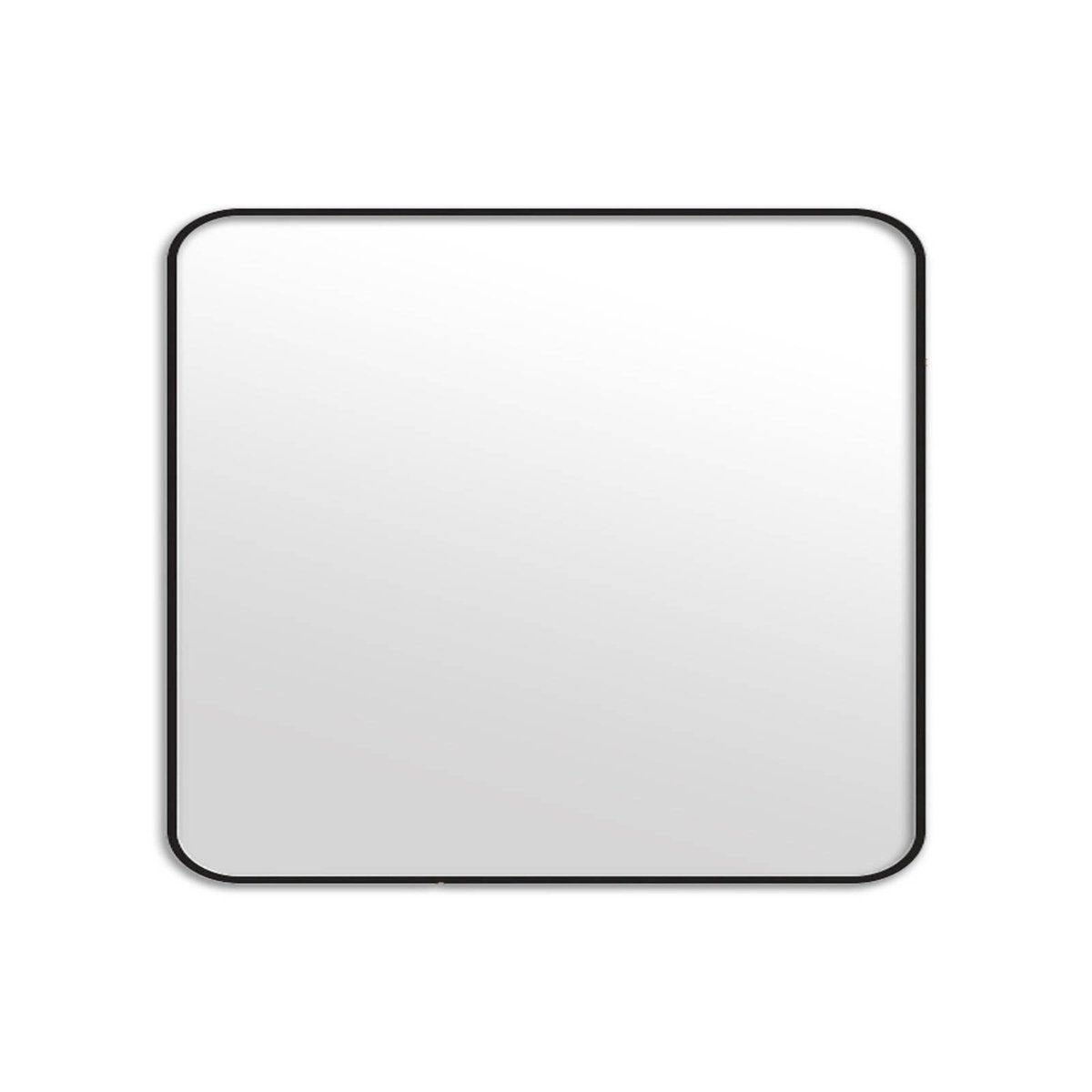 Elegant Collections Small Black Metal Rectangle Mirror - Bunnings Australia