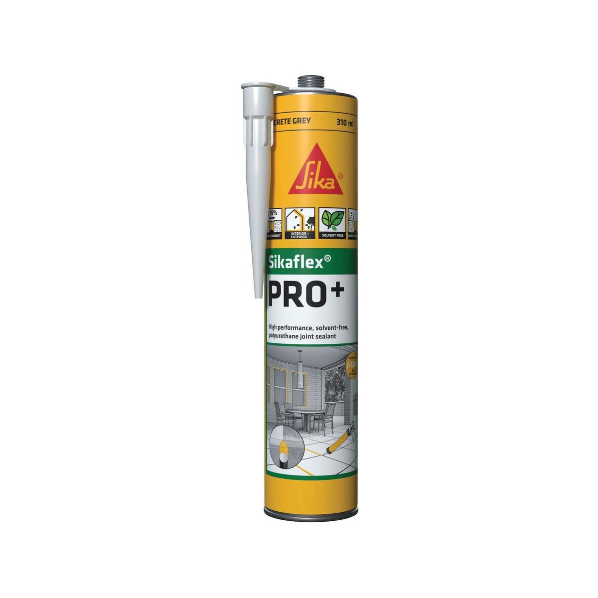 Sika 310ml Grey Concrete Sikaflex Pro+ Polyurethane Sealant - Bunnings ...