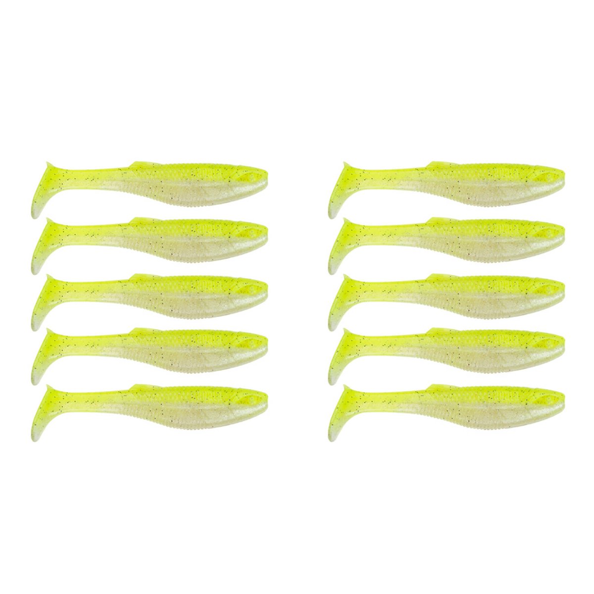 2x 5PK 4In Rapala Crush City Heavy Hitter Plastic Paddle Tail Lures ...