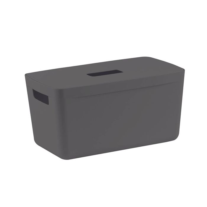 Inabox 8L Barn Grey Modular Storage Container - Bunnings Australia
