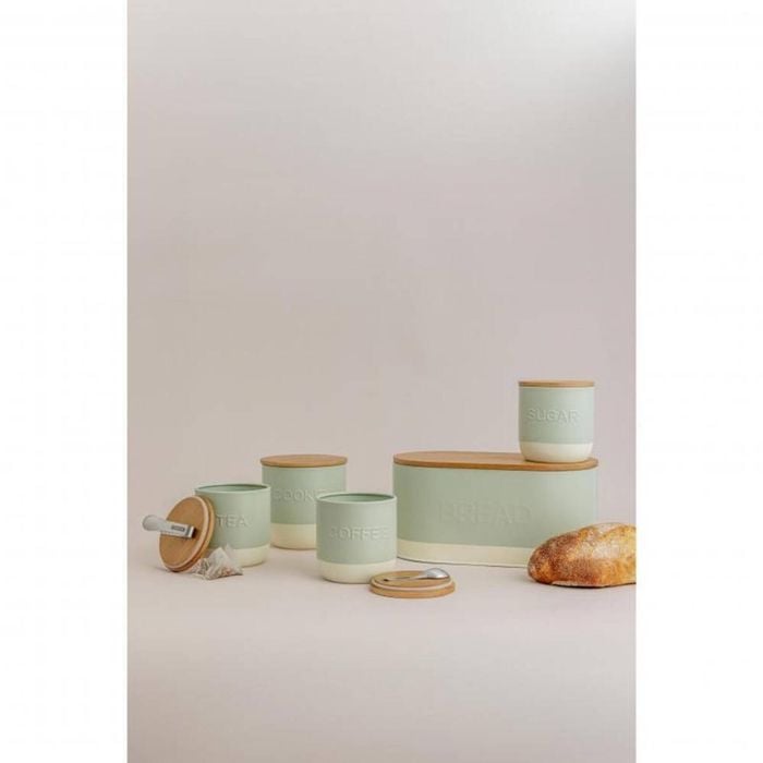 Typhoon Oben Sugar Canister 1.25L With Mini Spoon - Green - Bunnings ...