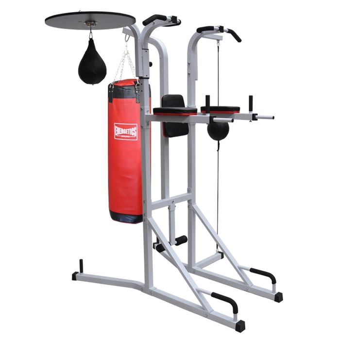 8 in 1 Boxing Rack Stand Multi Function Home Gym Station - 40kg Red ...