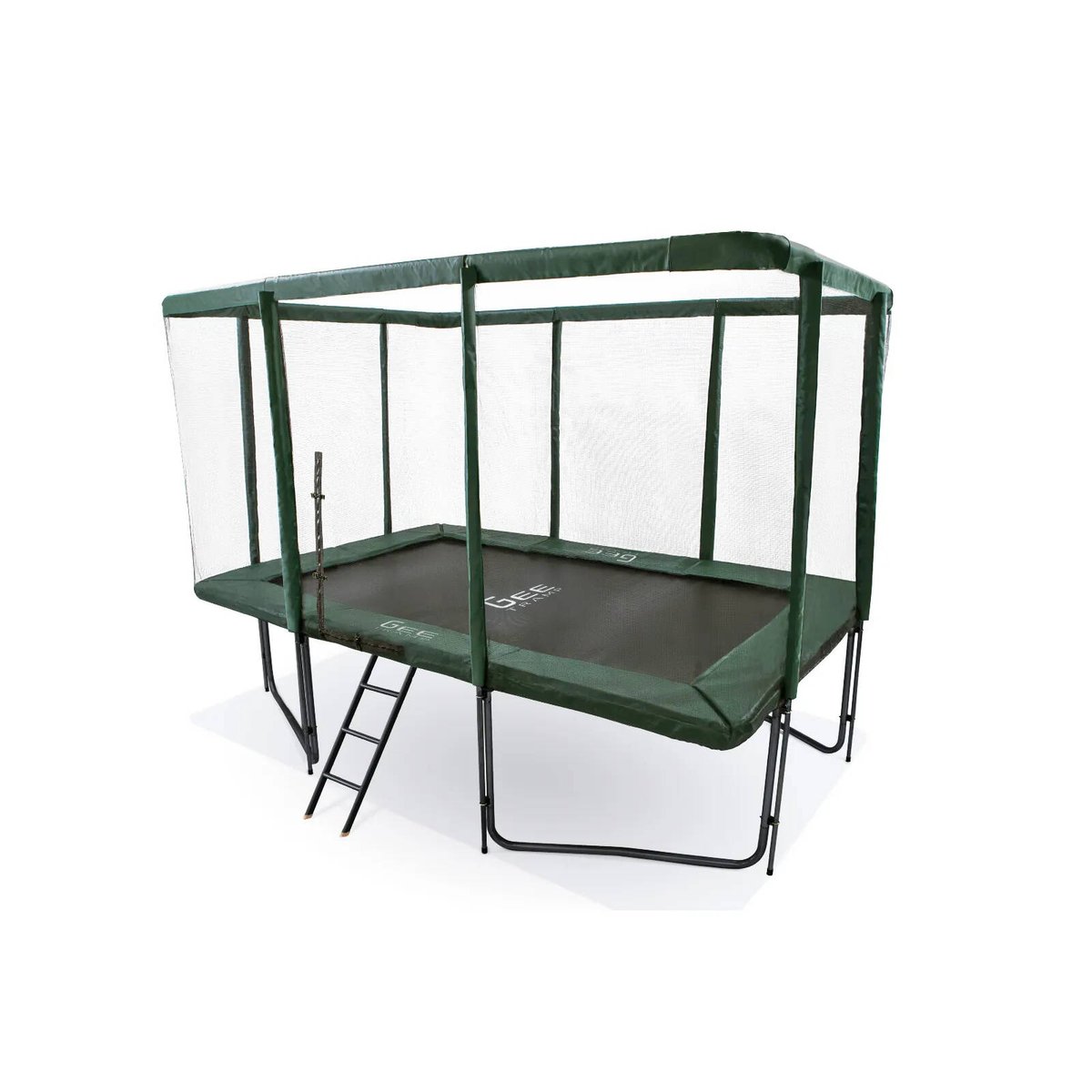 GeeTramp Force 7ft x 10ft Rectangle Trampoline - Black Edition ...