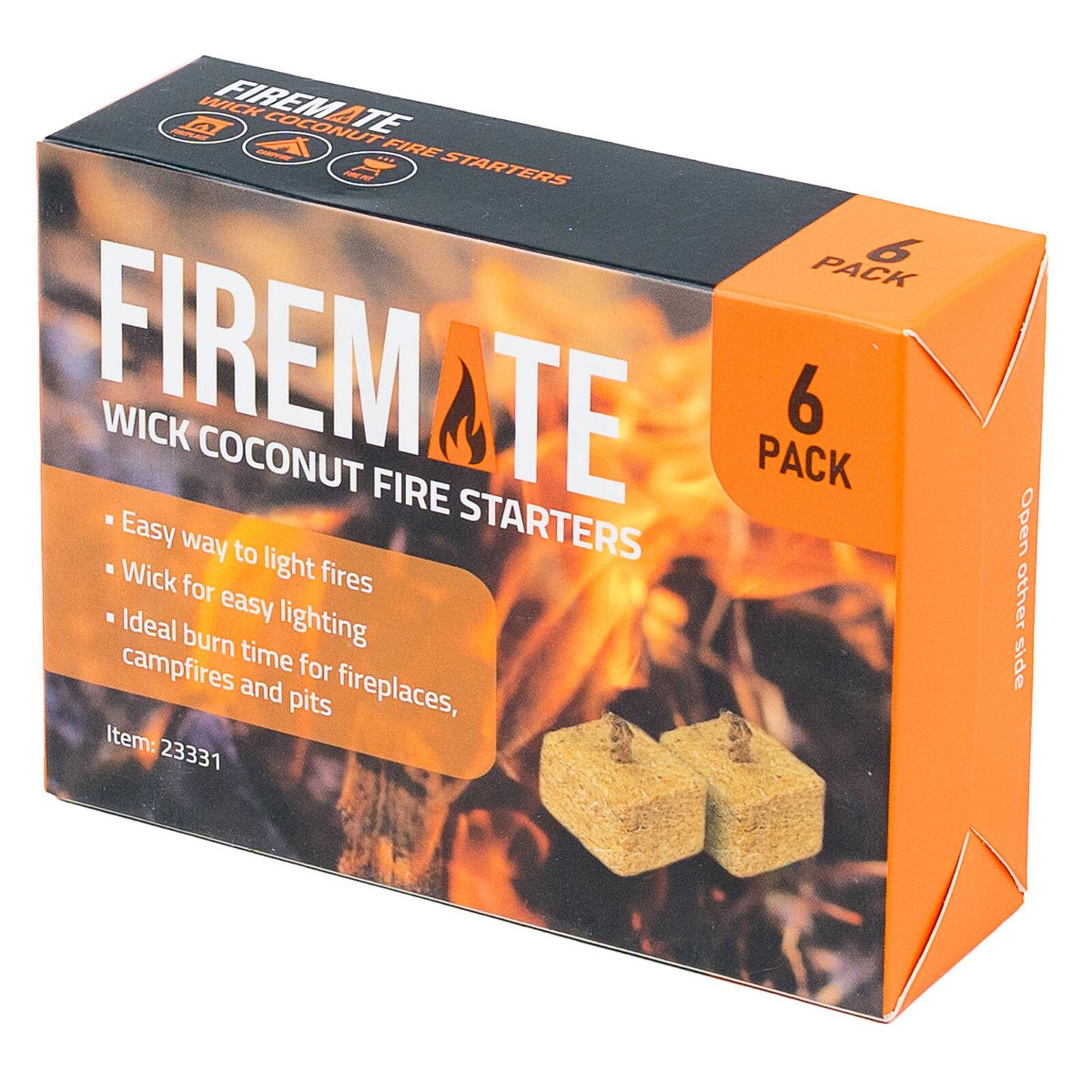 Firemate Wick Coconut Fire Starters - 6 Pack - Bunnings Australia