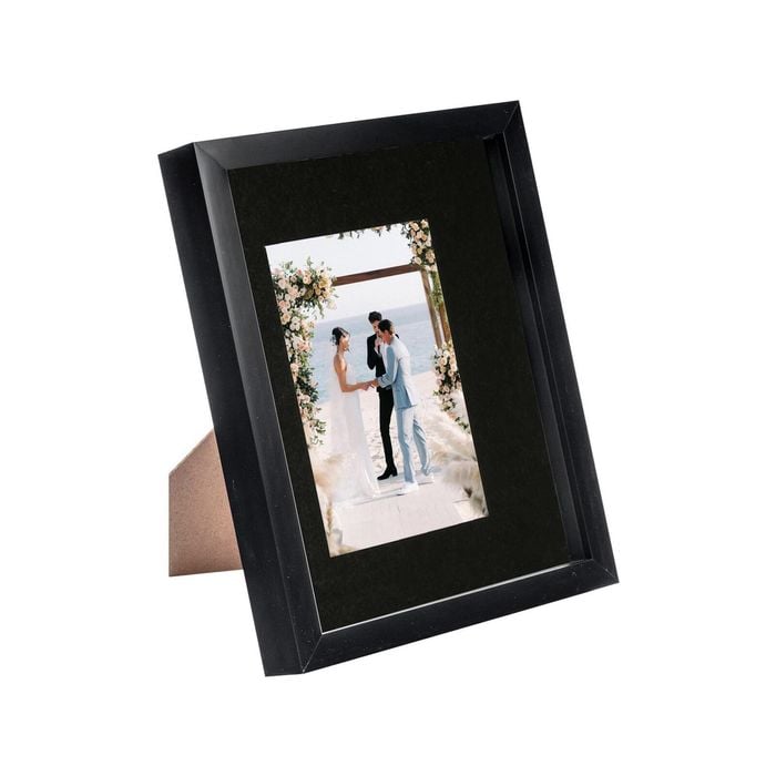 Nicola Spring 8" x 10" Black 3D Box Photo Frame - 4" x 6" Mount ...