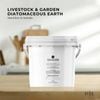 Orku 3kg Fossil Shell Flour Tub - Livestock Garden Diatomaceous Earth ...