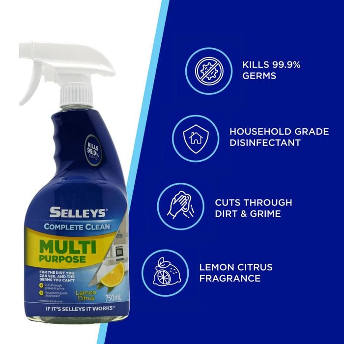 Selleys 750ml Complete Clean Lemon Citrus Multi Purpose Spray ...