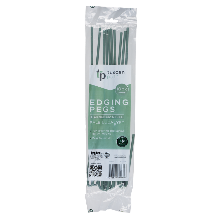Tuscan Path 280mm Eucalypt Garden Edging Pegs - 10 Pack - Bunnings ...