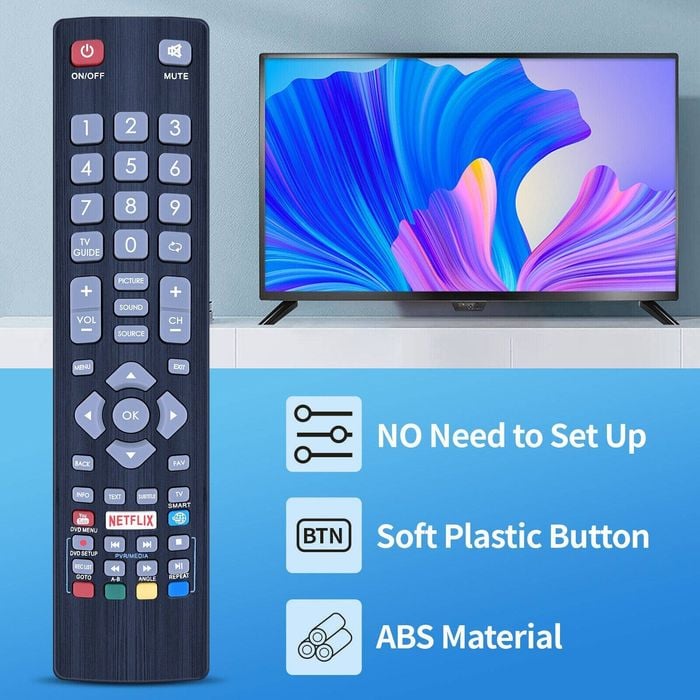 Blaupunkt Tv Remote Control Replacement Blfrmc0008 & Blfrmc0009 For All ...